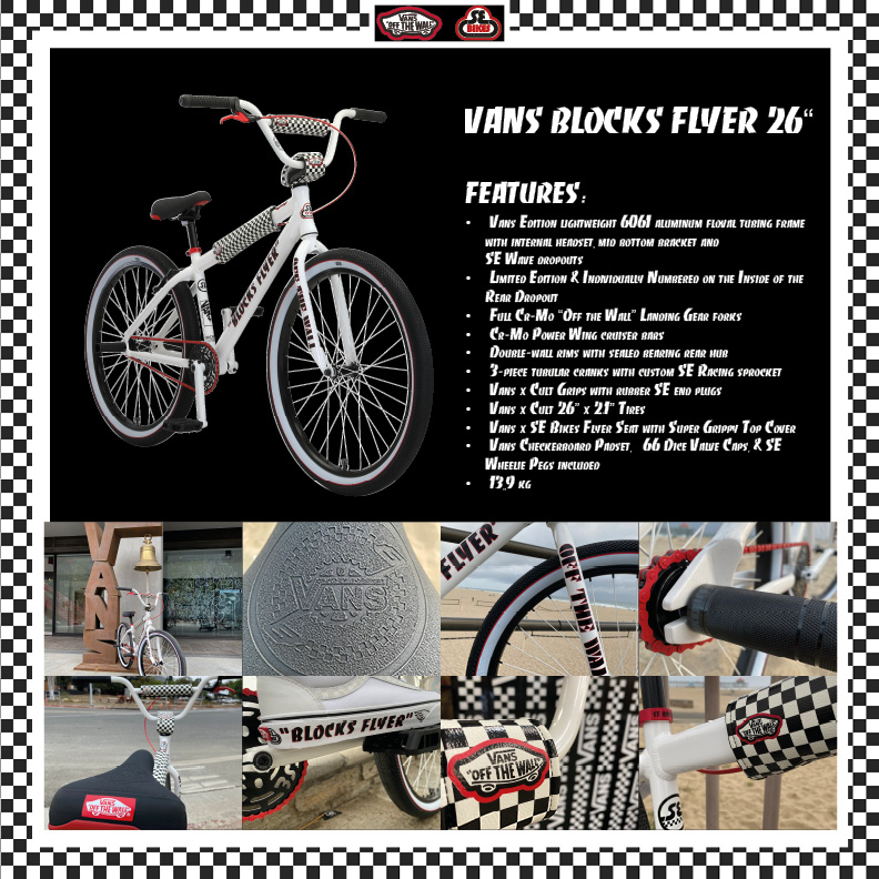 SE BIKES X VANS BIG RIPPER 26″ & 29″
